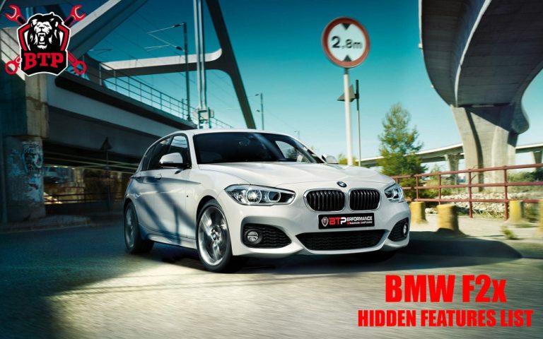BMW F2x Hidden Features List - Btperformance - ChipTuning&Garage
