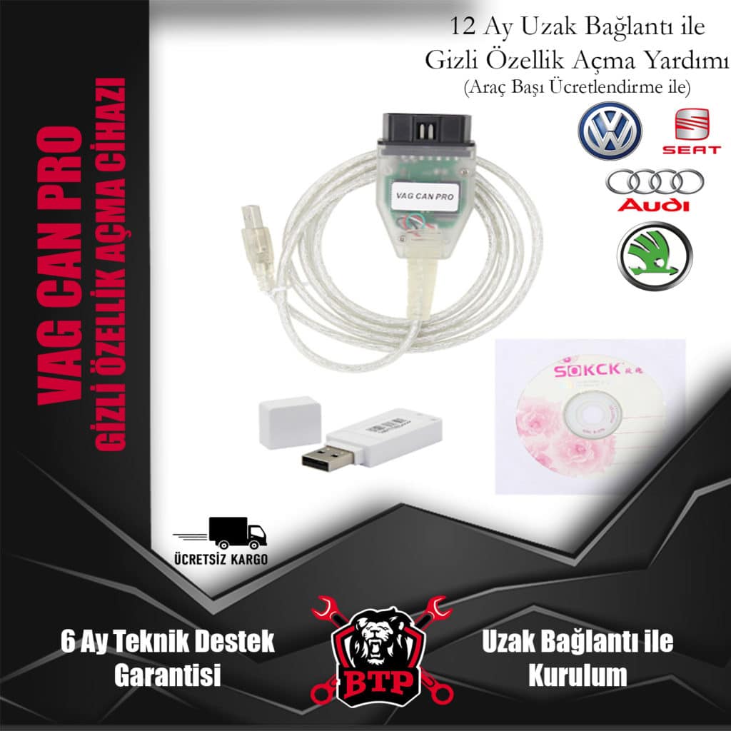 Vag Can Pro V5.5.1 Gizli Özellik Açma Cihazı Dongle ile- BTPerformance